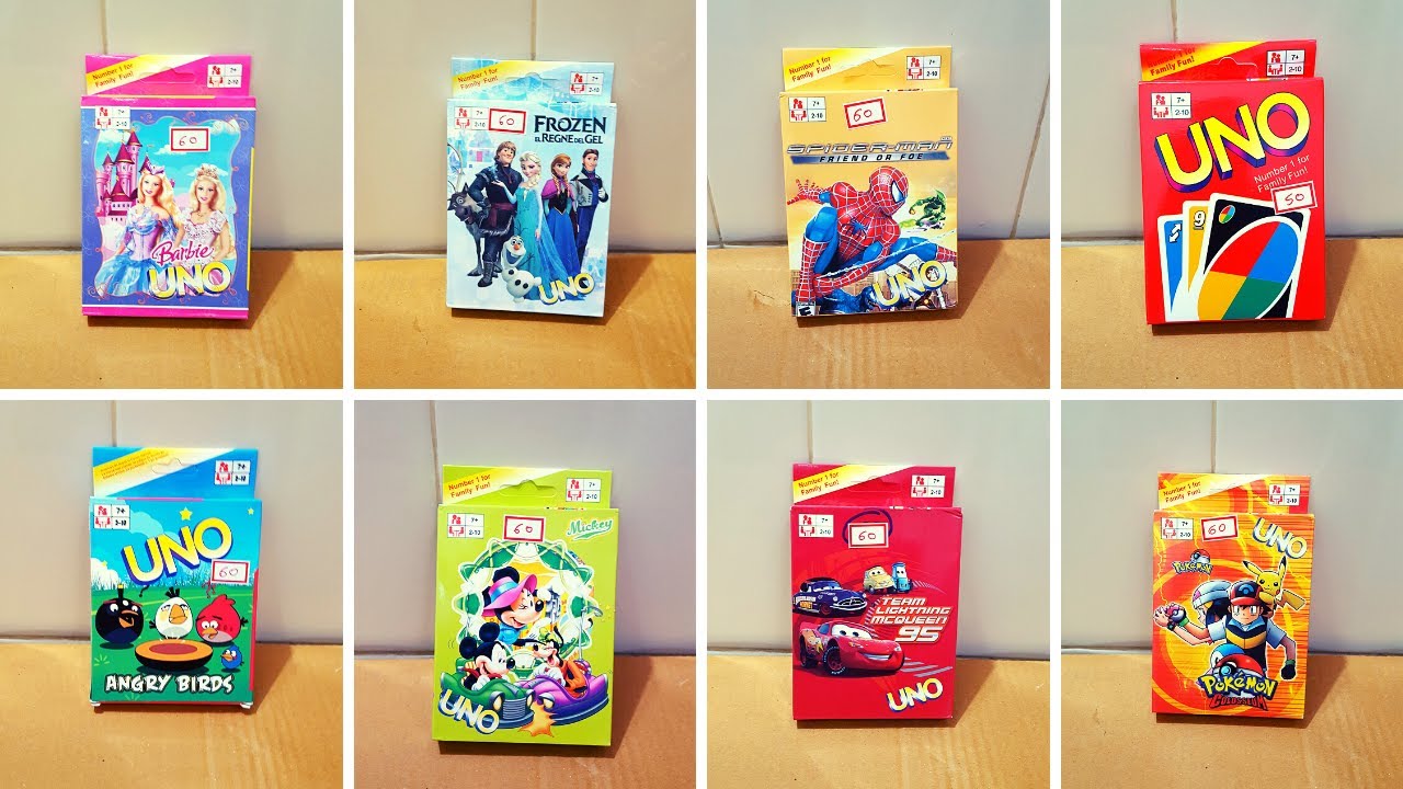 Unboxing and Review of UNO playing cards for kids and family fun - YouTube