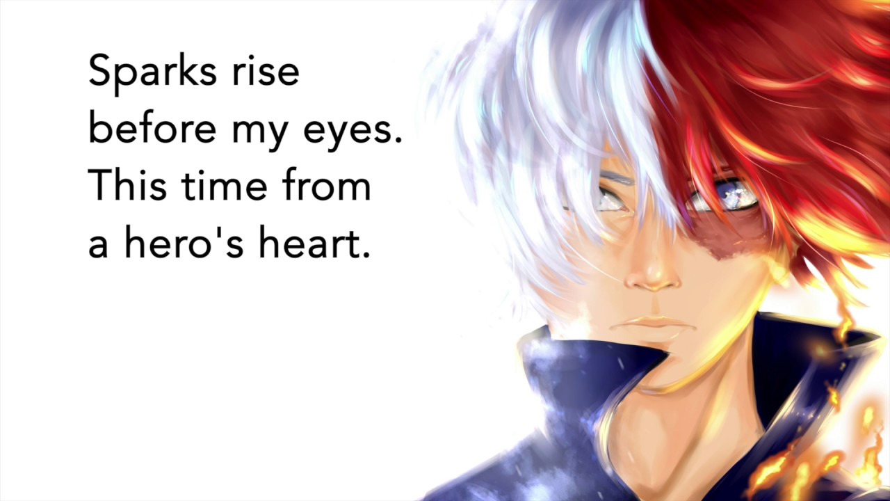 Original "Sparks Rise" for Todoroki Shouto in My Hero Academia (Kohei ...