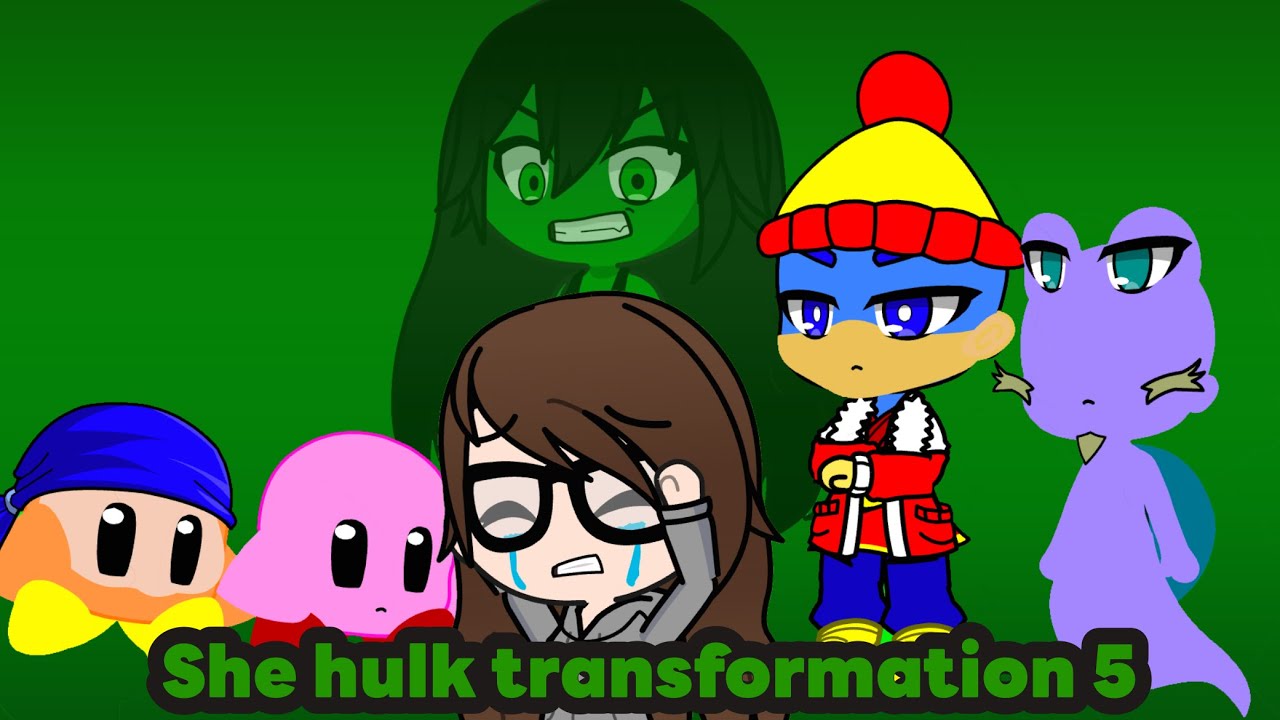 She hulk transformation 5 2k subs special - YouTube