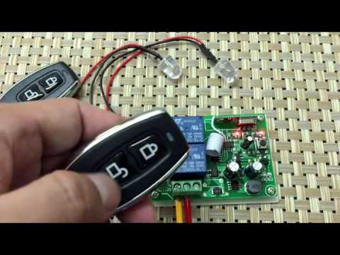 How to use : 2CH Channel AC 250V 110V 220V Remote Control Switch ...