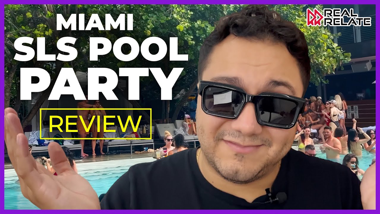 SLS Pool Party Review! (Miami Beach, FL) - YouTube