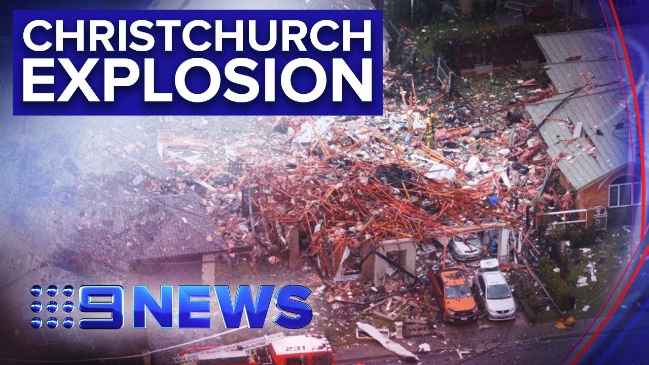 Six injured in massive explosion at Christchurch house | Nine News ...