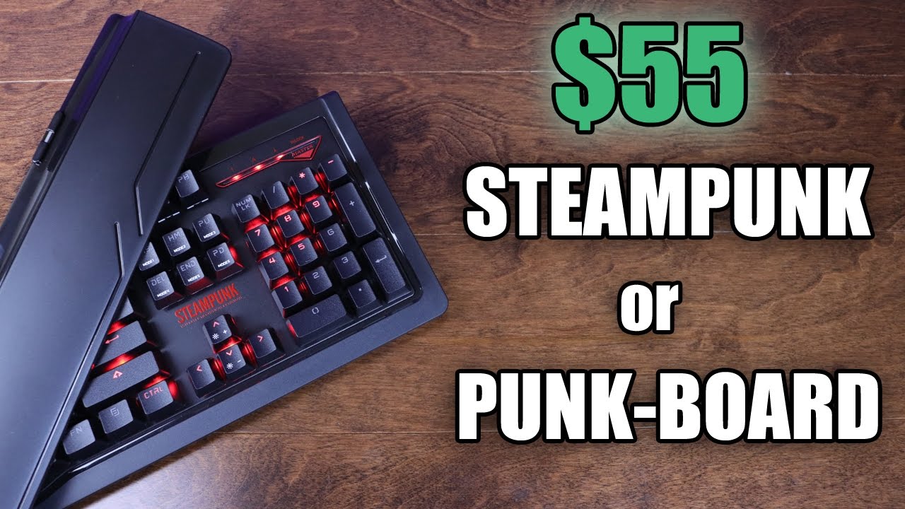 1st Player Steampunk Budget Mechanical Gaming Keyboard Review - YouTube