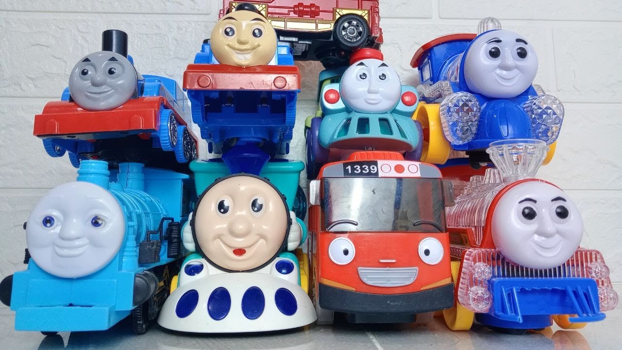 Bertemu Teman Baru Kereta Thomas | Happy Trains | Kereta Sluncur - YouTube