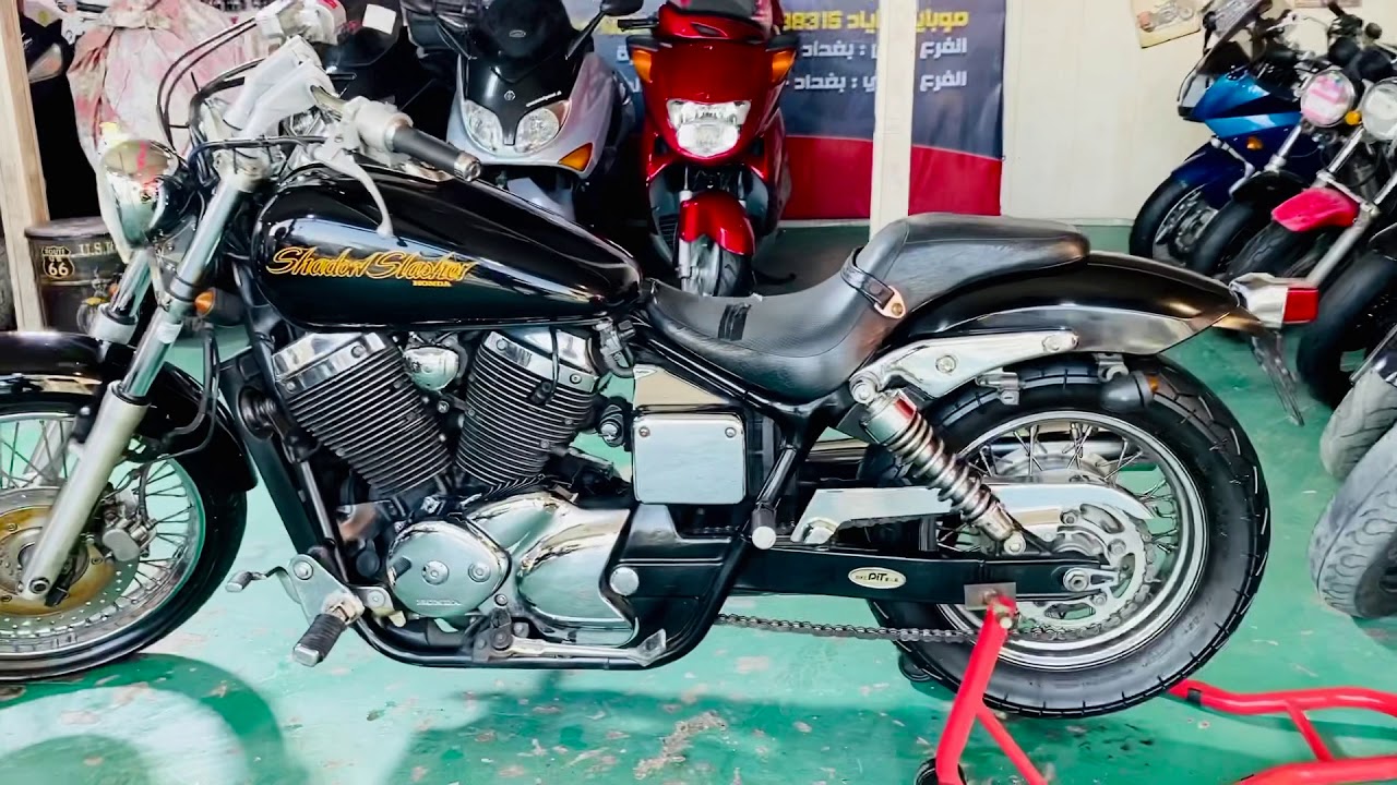 HONDA SHADOW SIASHER 400cc دراجة هوندا شادو سلشر - YouTube