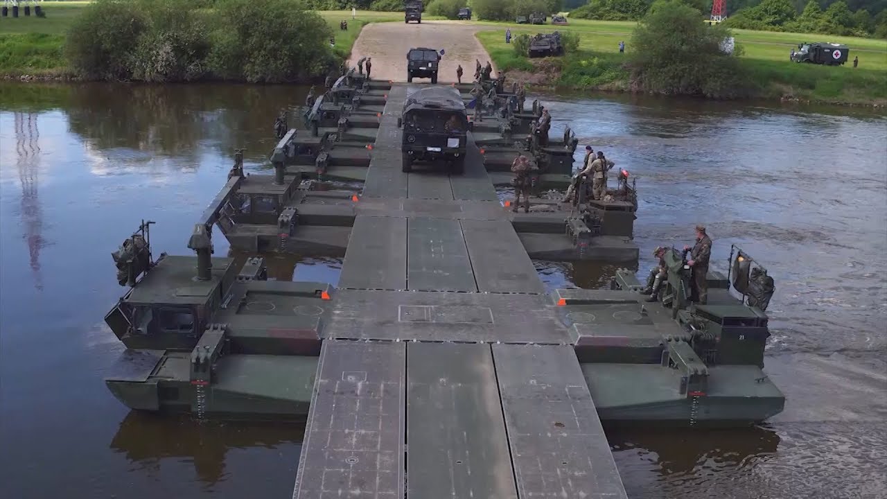 The British Reservists Building Bridges In Germany | Forces TV - YouTube
