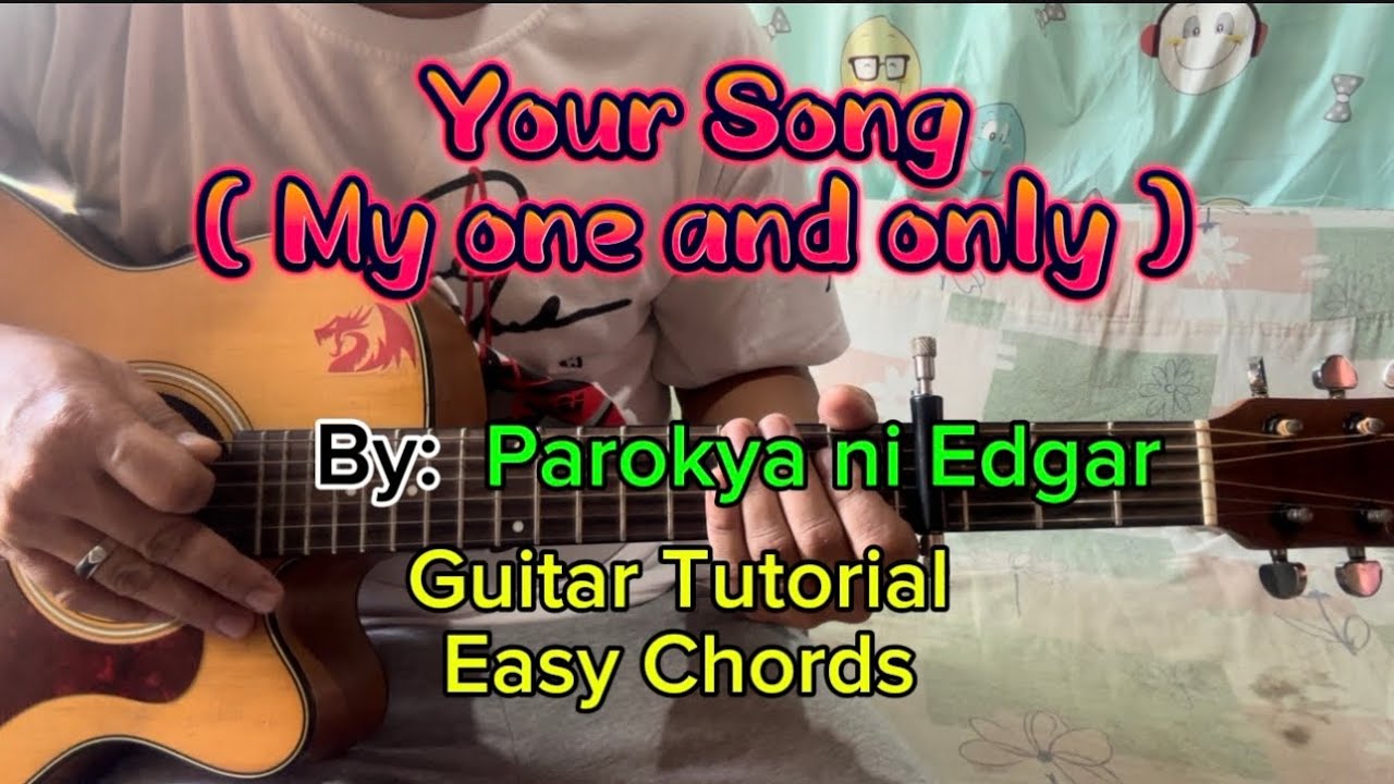 Your Song By Parokya ni Edgar Guitar tutorial Easy Chords - YouTube