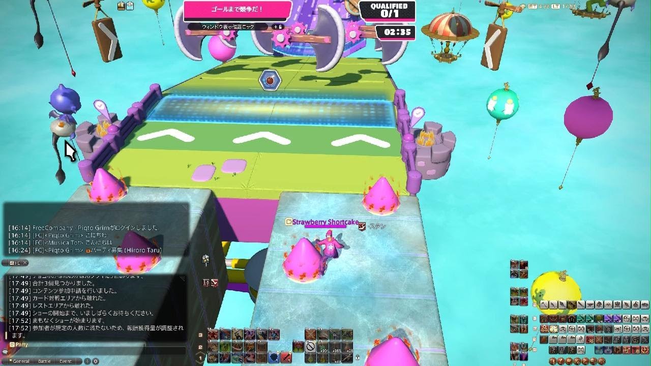 Alone in Final Fantasy XIV's Fall Guys collaboration - YouTube