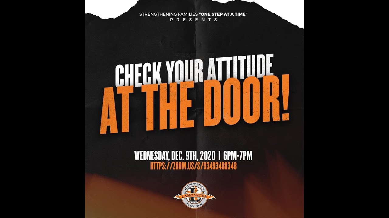 Check Your Attitude At The Door - YouTube