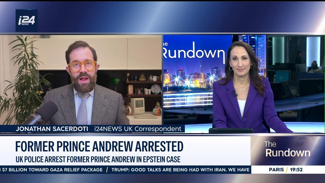Former Prince Andrew arrested in connection to Epstein case - YouTube