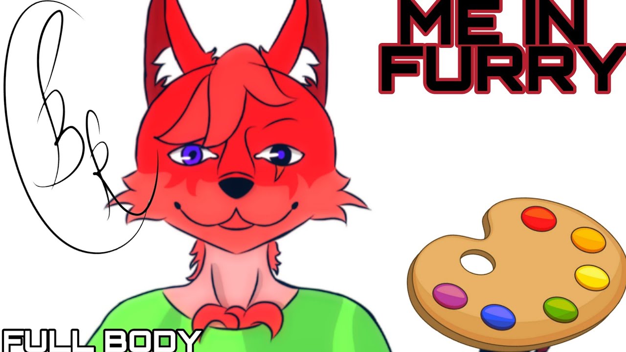 Speedpaint | Full Body Art!! My Furry Side in my Style!! - YouTube