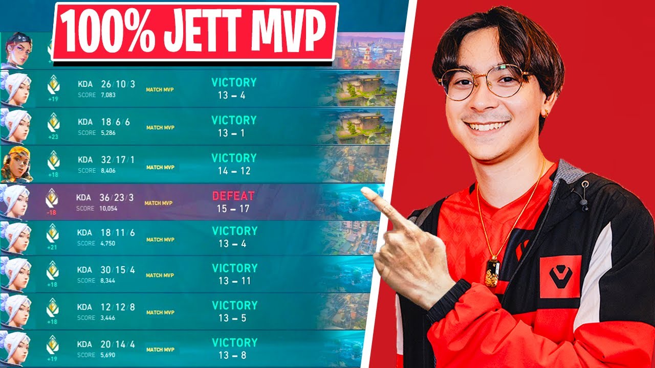 SEN TenZ finally back to playing Jett with 100% MVP & abuse OP to ...