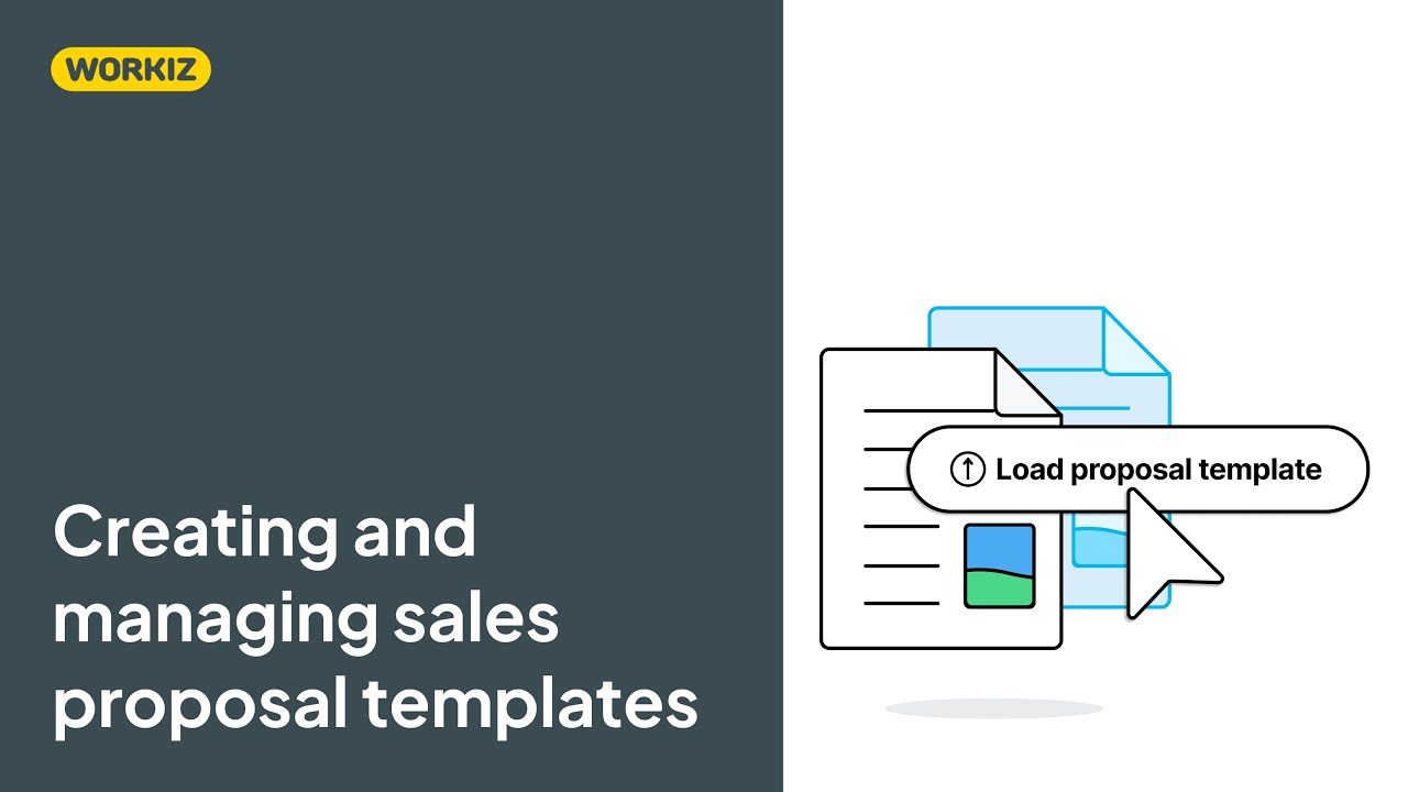 Creating and managing sales proposal templates - YouTube