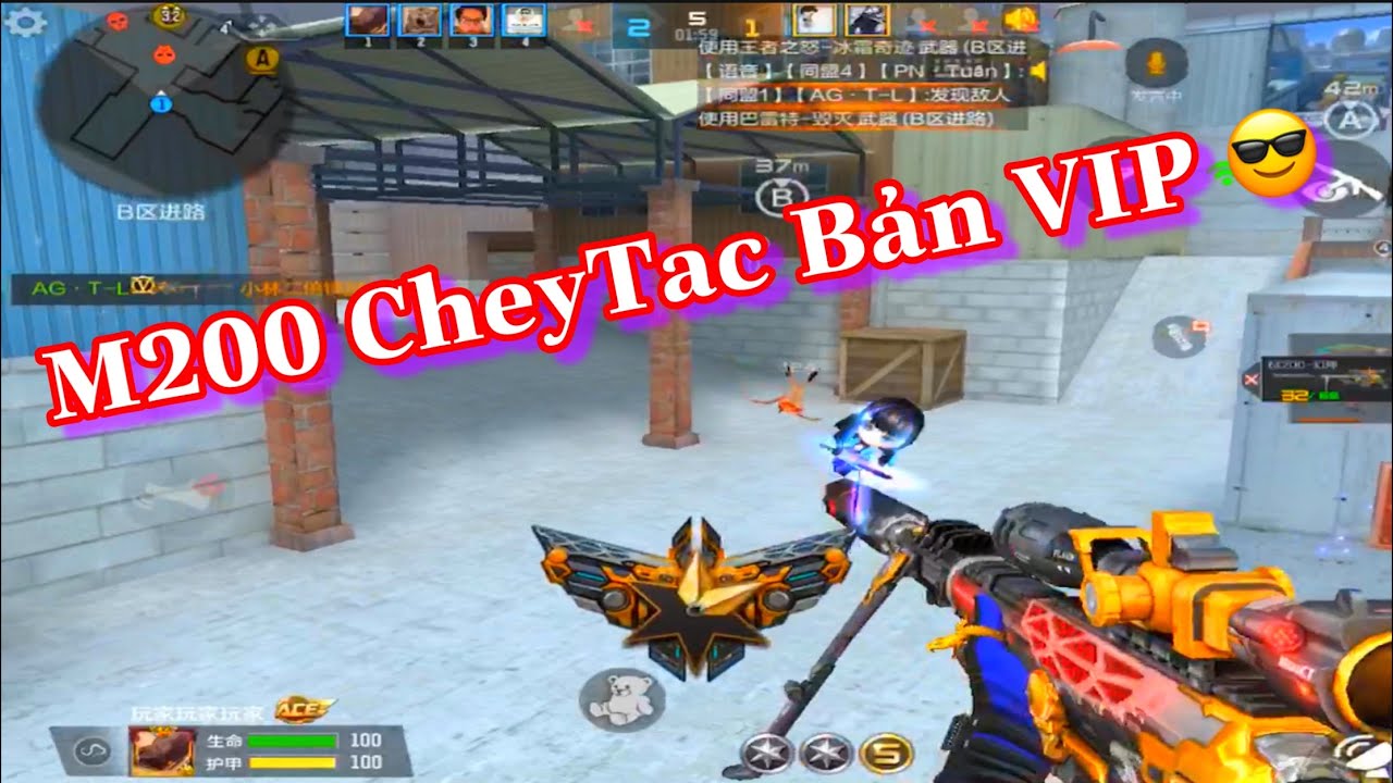 CF Mobile : M200 VIP Tốc Độ Sniper Ra Đạn Siêu Nhanh Bắn Ngon Quá AE ...