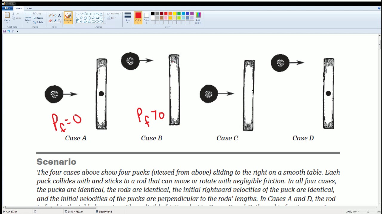 AP Physics Workbook 7.I Collisions "Old and Lack Full Explanation ...