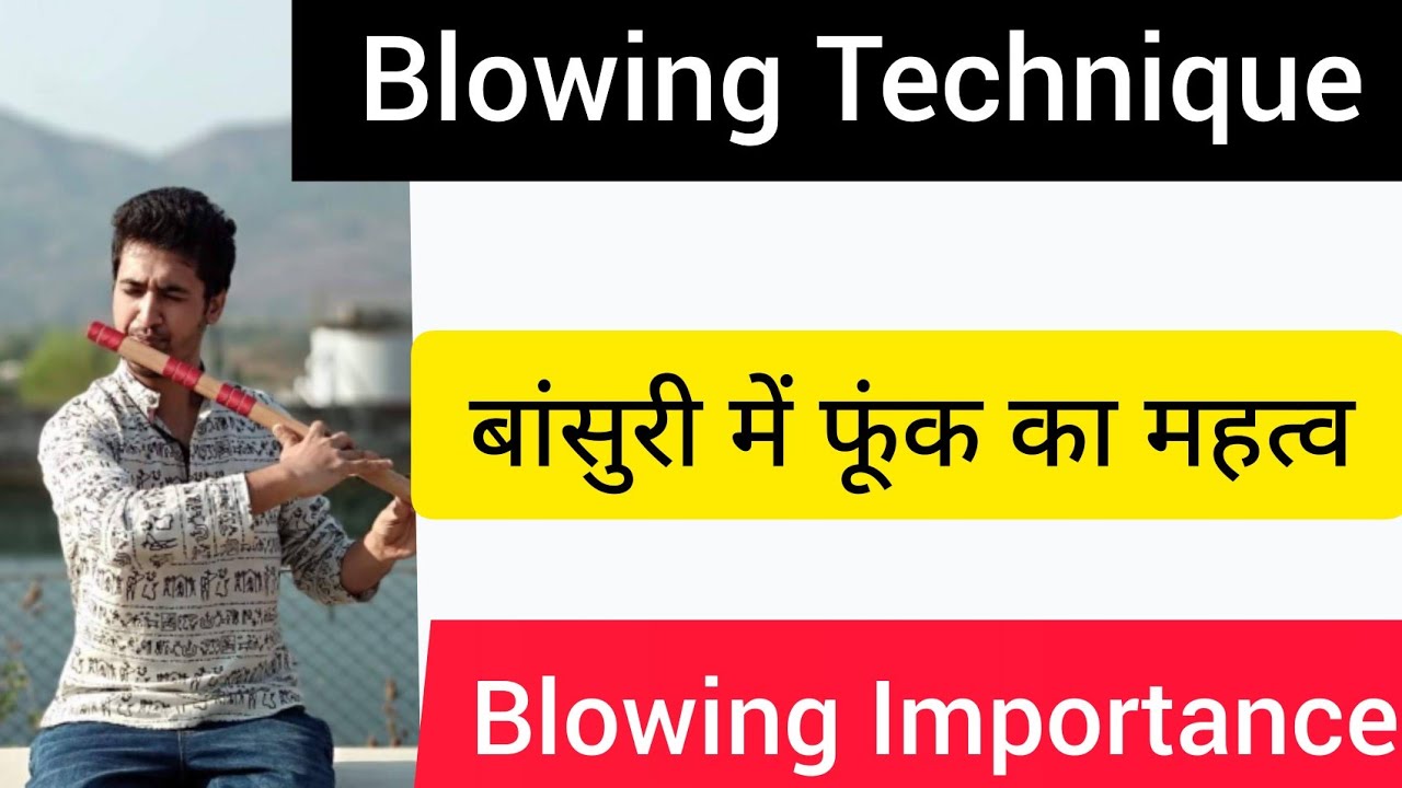 Blowing technique .Play meledious flute . Right way of blowing flute ...