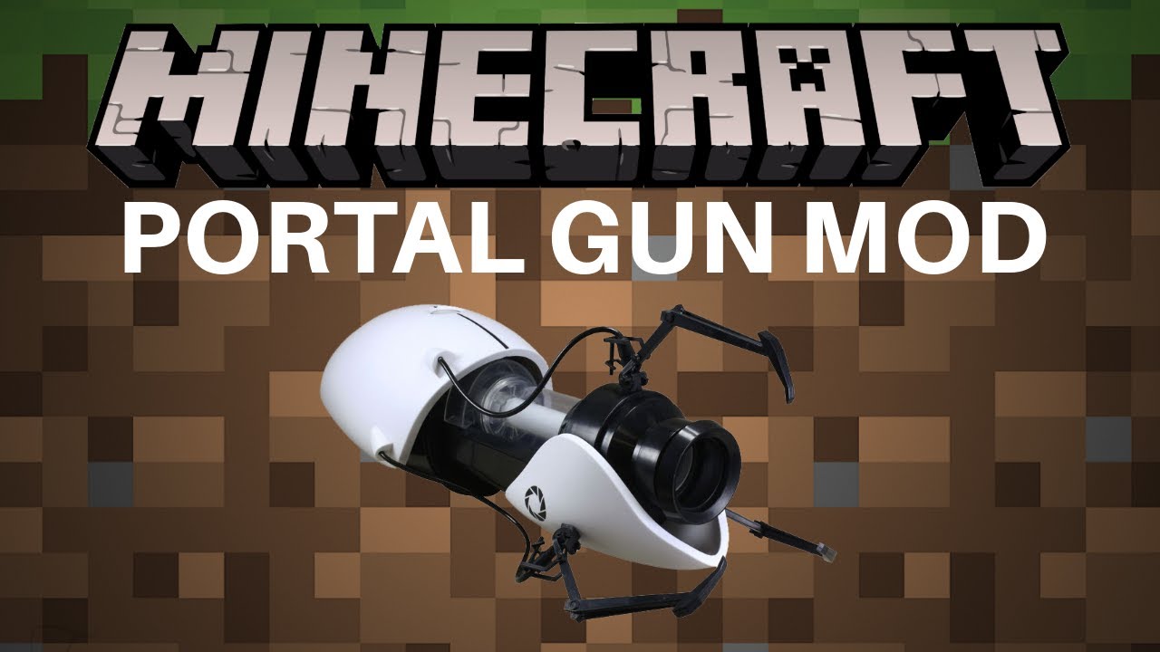 Minecraft Mod Showcase: Portal Gun Mod - YouTube