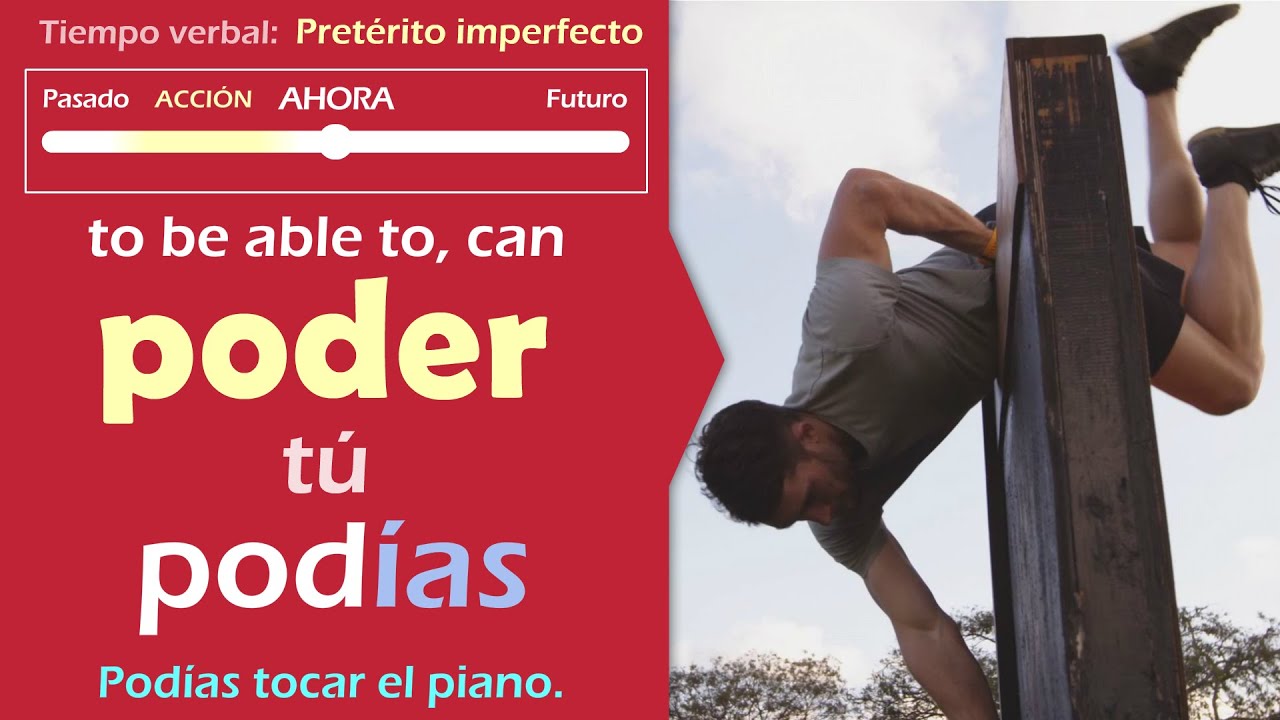 Aprende a conjugar correctamente verbo PODER español - YouTube