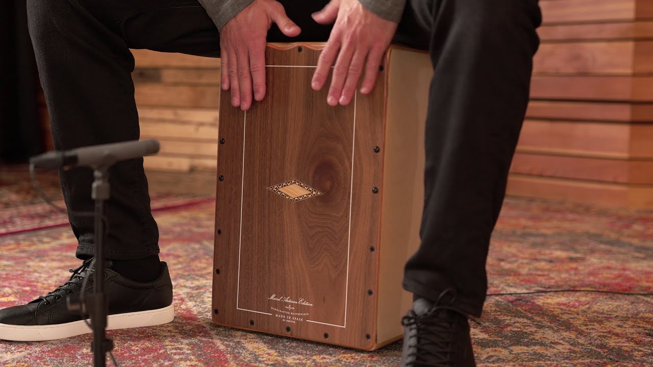 MEINL Percussion - Artisan Edition Cajon Cantina Line - Walnut - AECLWN ...