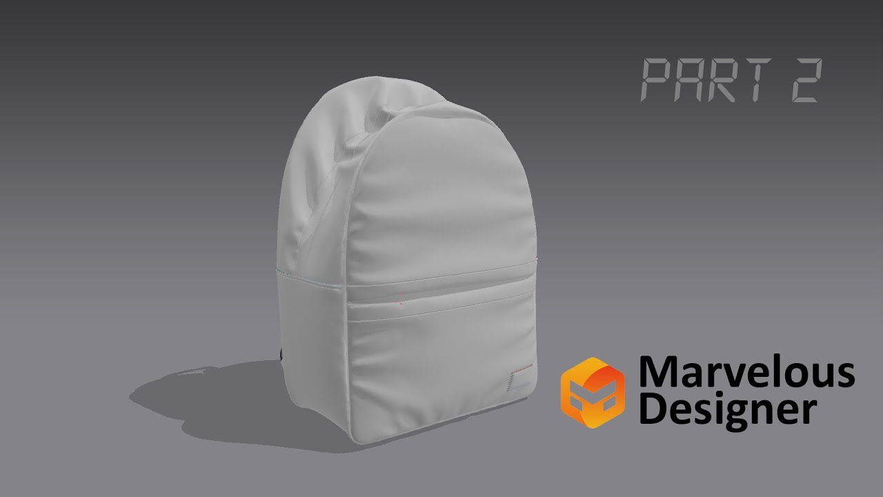 Backpack Marvelous Designer | part 2/4 - YouTube