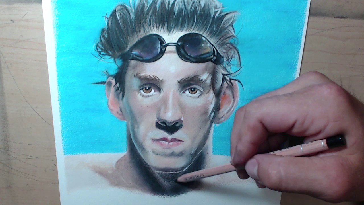 Drawing Michael Phelps - YouTube