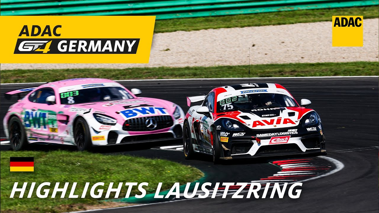 Highlights ADAC GT4 Germany DEKRA Lausitzring | Rennen 1 | Deutsch ...