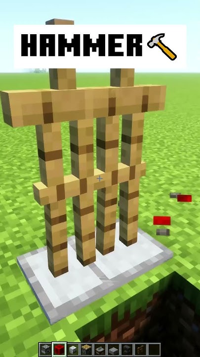 Minecraft: How to Make Hammer🔨 - YouTube