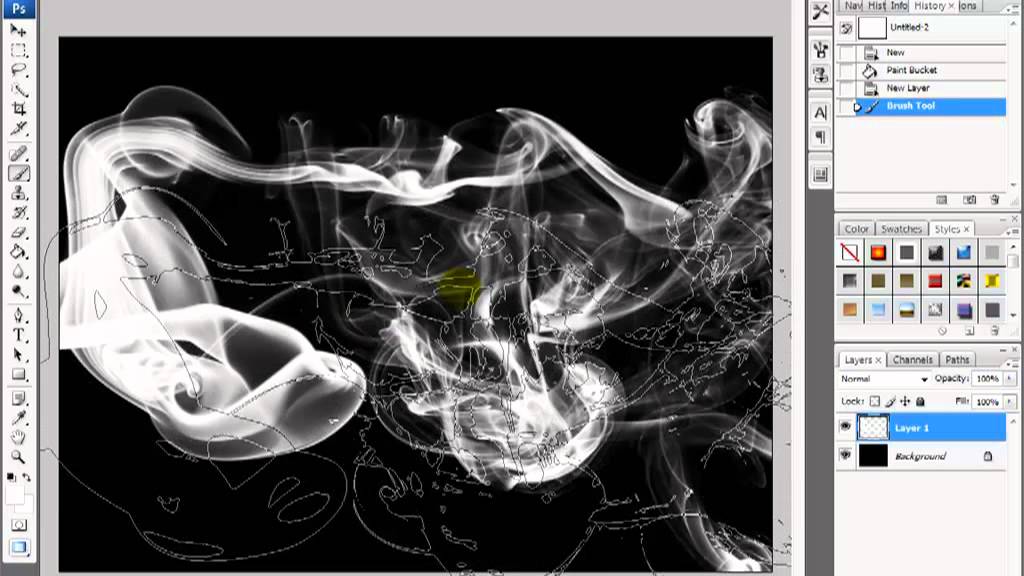 Quick tip: How to Create A Colourful Smoke Effect - YouTube