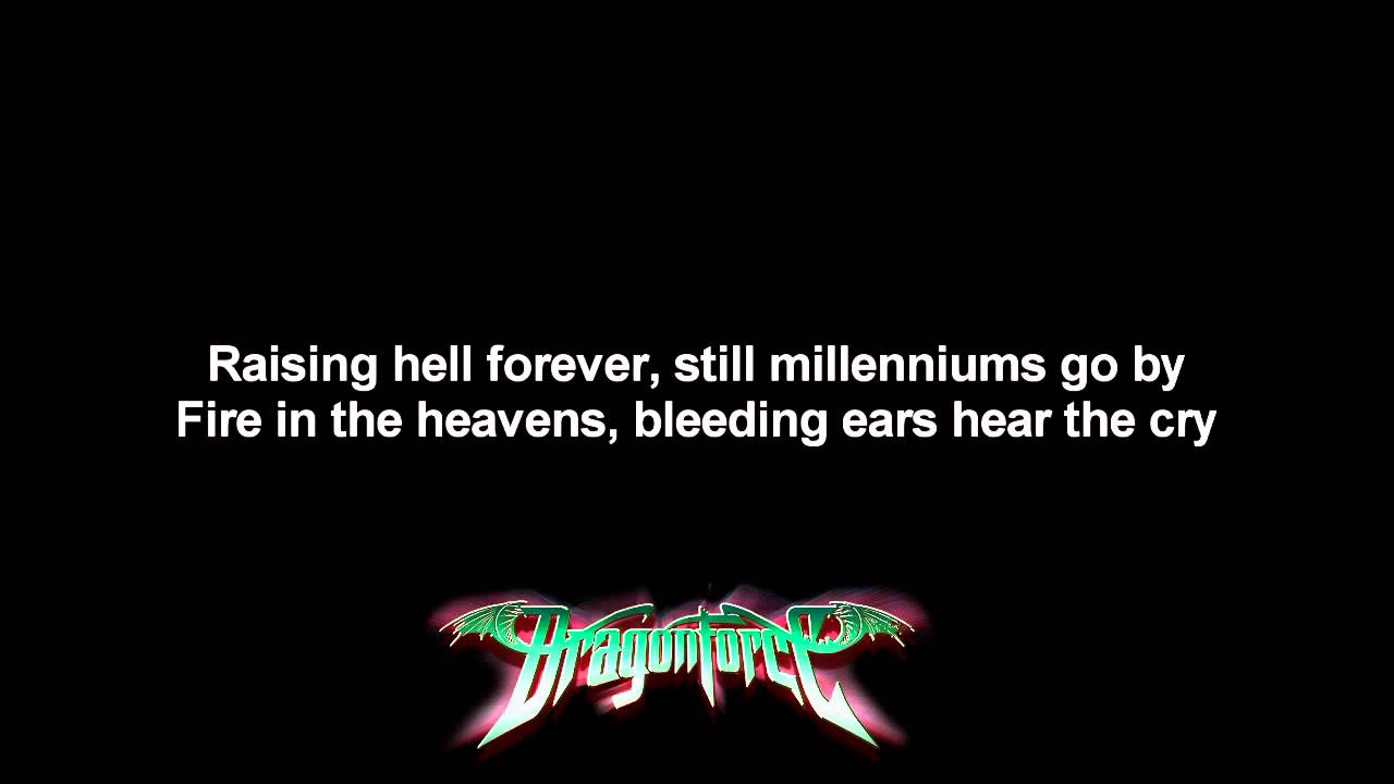 DragonForce - Strike Of The Ninja | Lyrics on screen | HD - YouTube Music