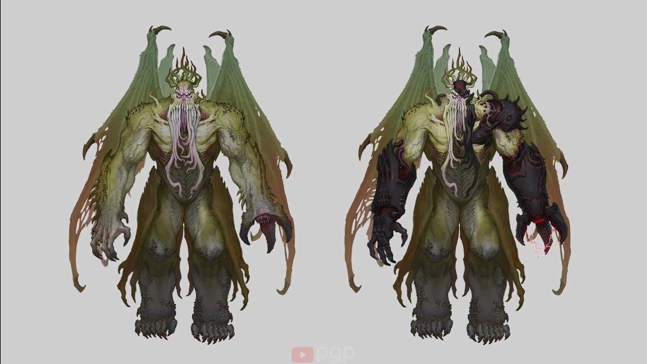 DOOM: The Dark Ages Digital Artbook - Demons and Creatures Concept Art ...