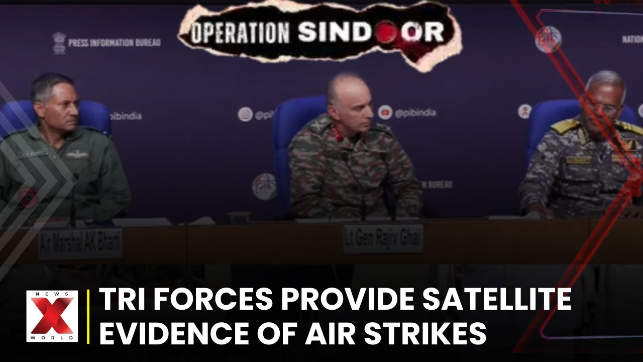 Indian Tri Services Release Satellite Images of its strikes on ...
