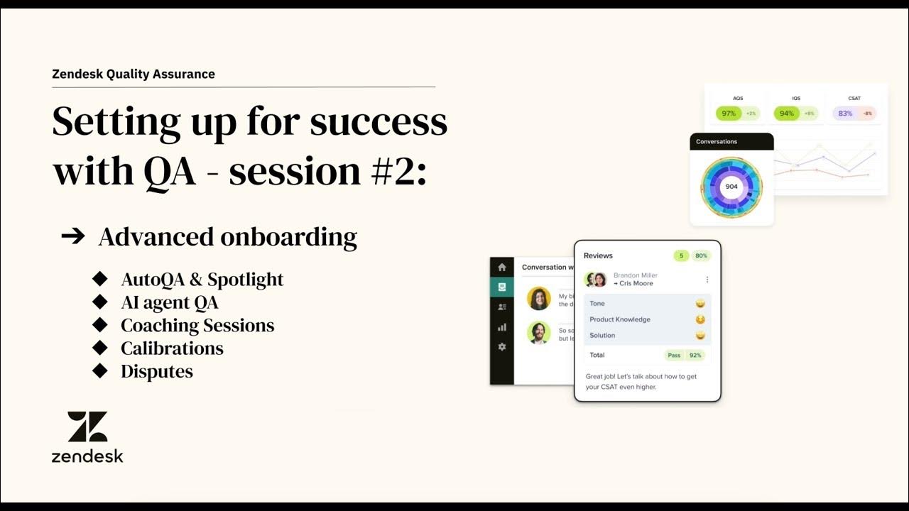 Setting up for success with Zendesk QA: Advanced onboarding - YouTube