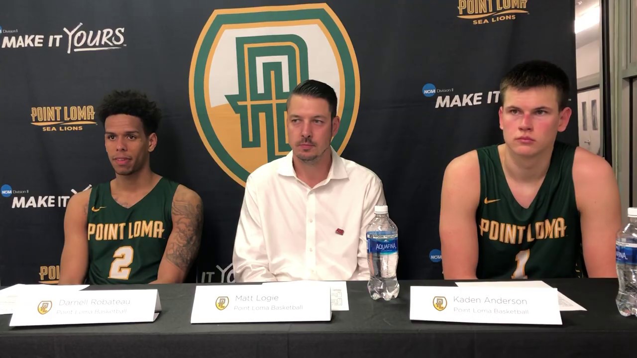 Darnell Robateau, Kaden Anderson and coach Matt Logie on the loss to #7 ...