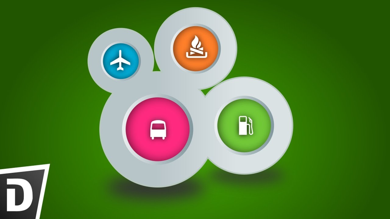 Infographic Circle - Inkscape Tutorial - YouTube