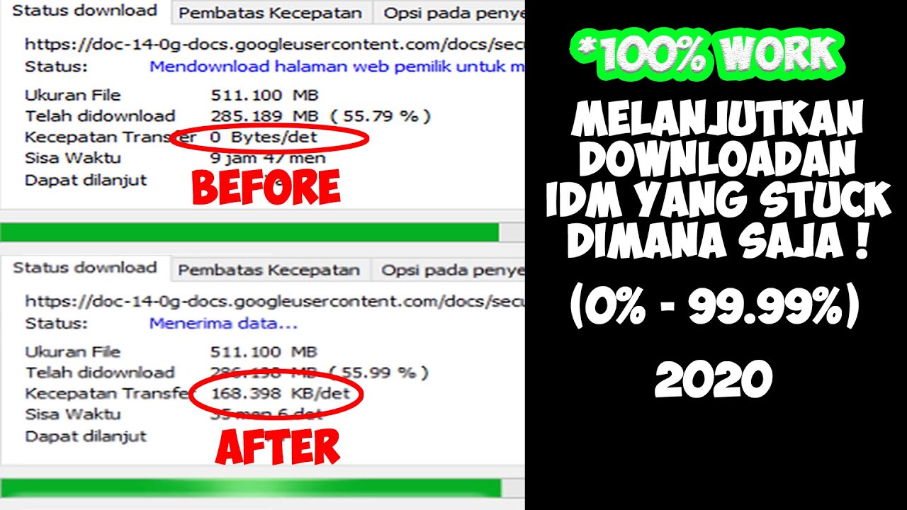 Cara Melanjutkan Downloadan di IDM Terbaru 2020 ! Work 100% - YouTube