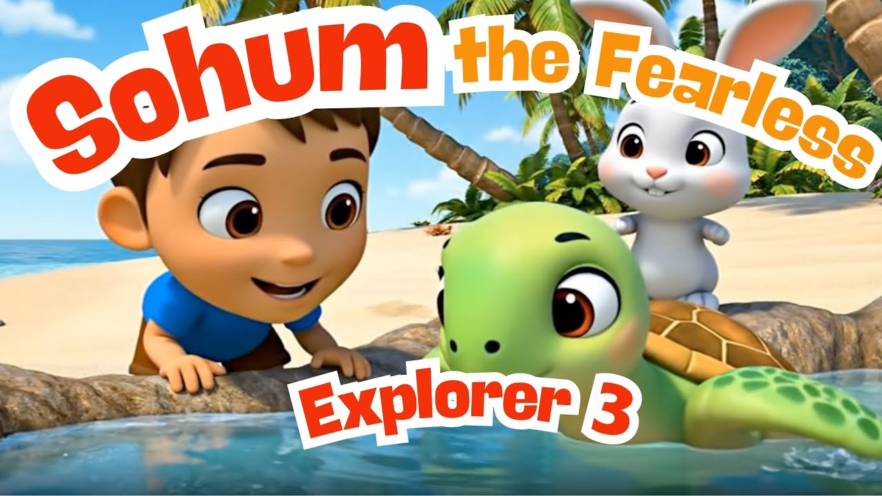 Part 3 : 🐢 Talking Turtle Facts for Kids! Sohum Meets the 100-Year-Old Sea Turtle - YouTube