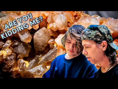 Digging For Quartz Crystals • Finding The Honey Hole😋 Crystal Creek ...