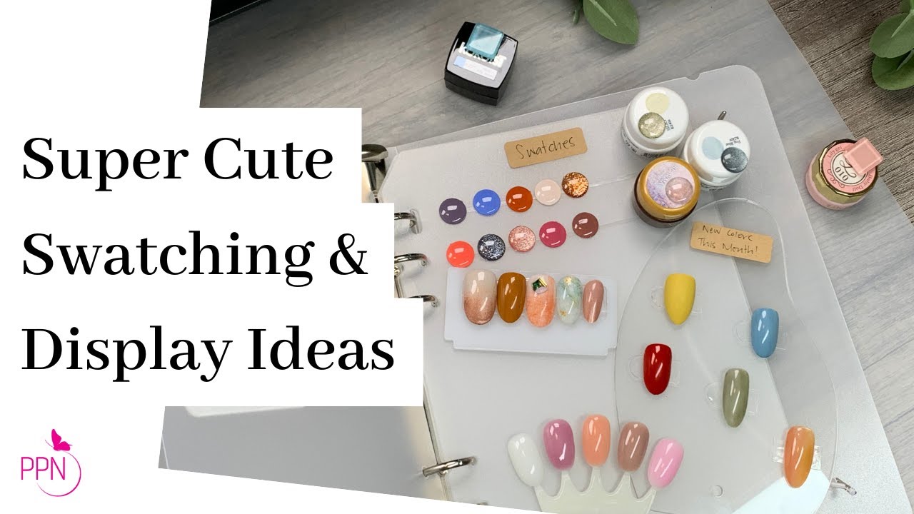 Cutest Gel Nail Swatching & Display Ideas For Your Premium Soft Gels ...