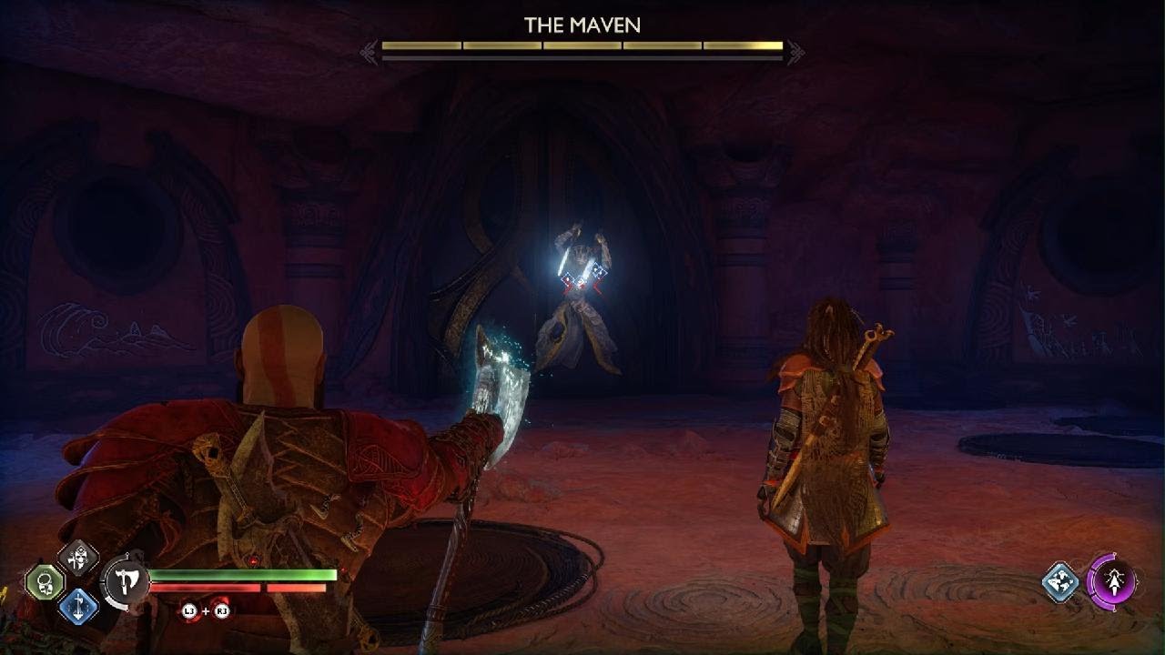 Kratos & Freya vs. The Maven -- God of War Ragnarök - YouTube