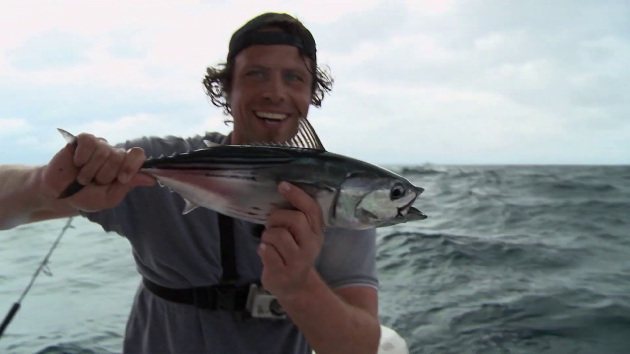 i caught the smallest tuna!! - YouTube