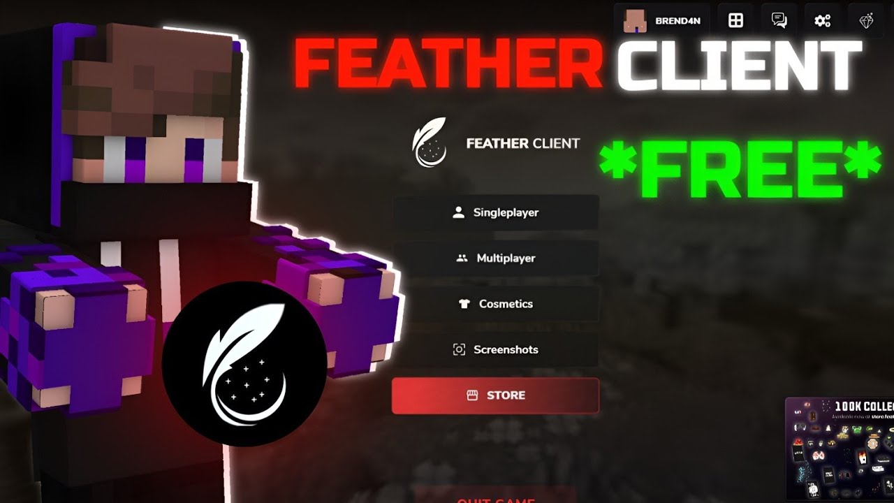 How To Play In Feather Client For FREE *Permanent ! | Minecraft in ...