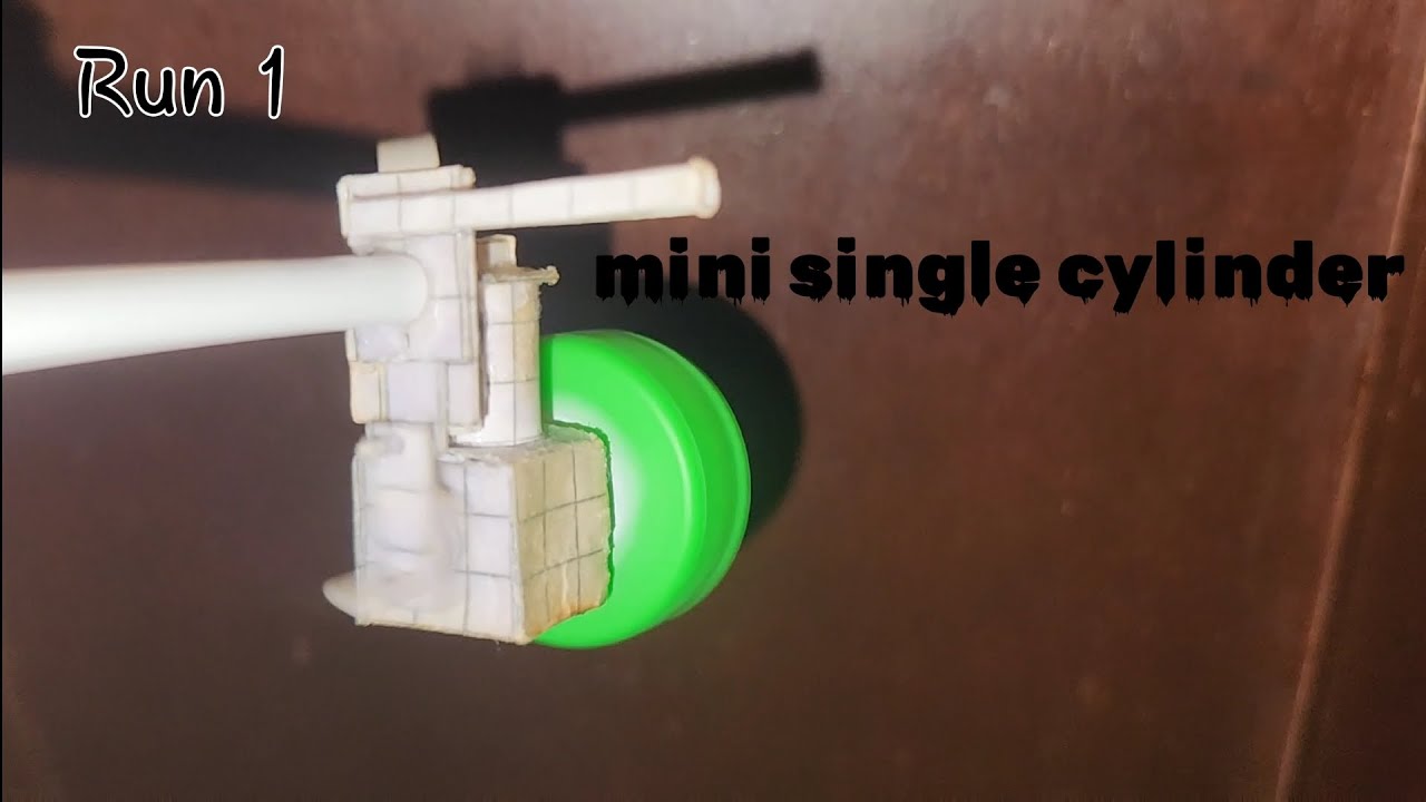 Paper Single Cylinder Engine | 5,000 RPM | - YouTube