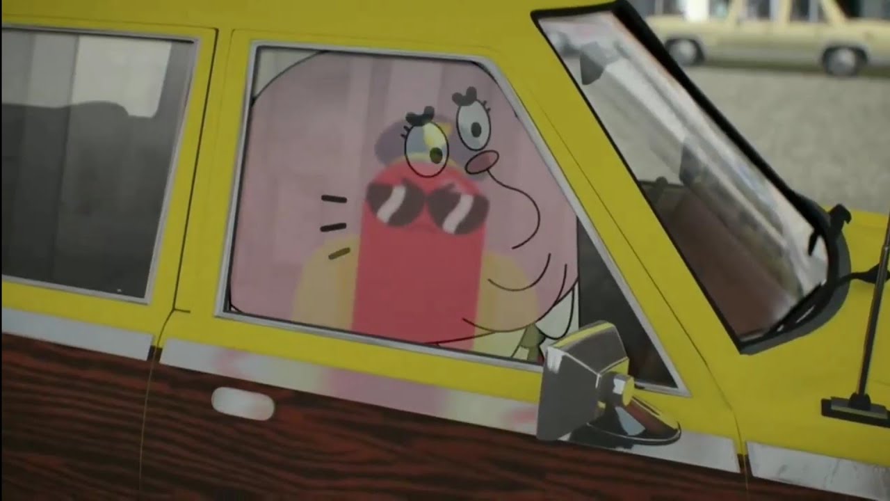 Richard watterson BASS BOOSTED en su carro - YouTube