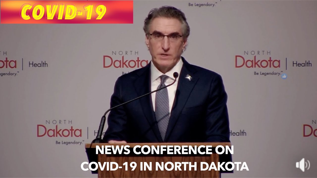 COVID-19 IN NORTH DAKOTA: Governor's News Conference - YouTube