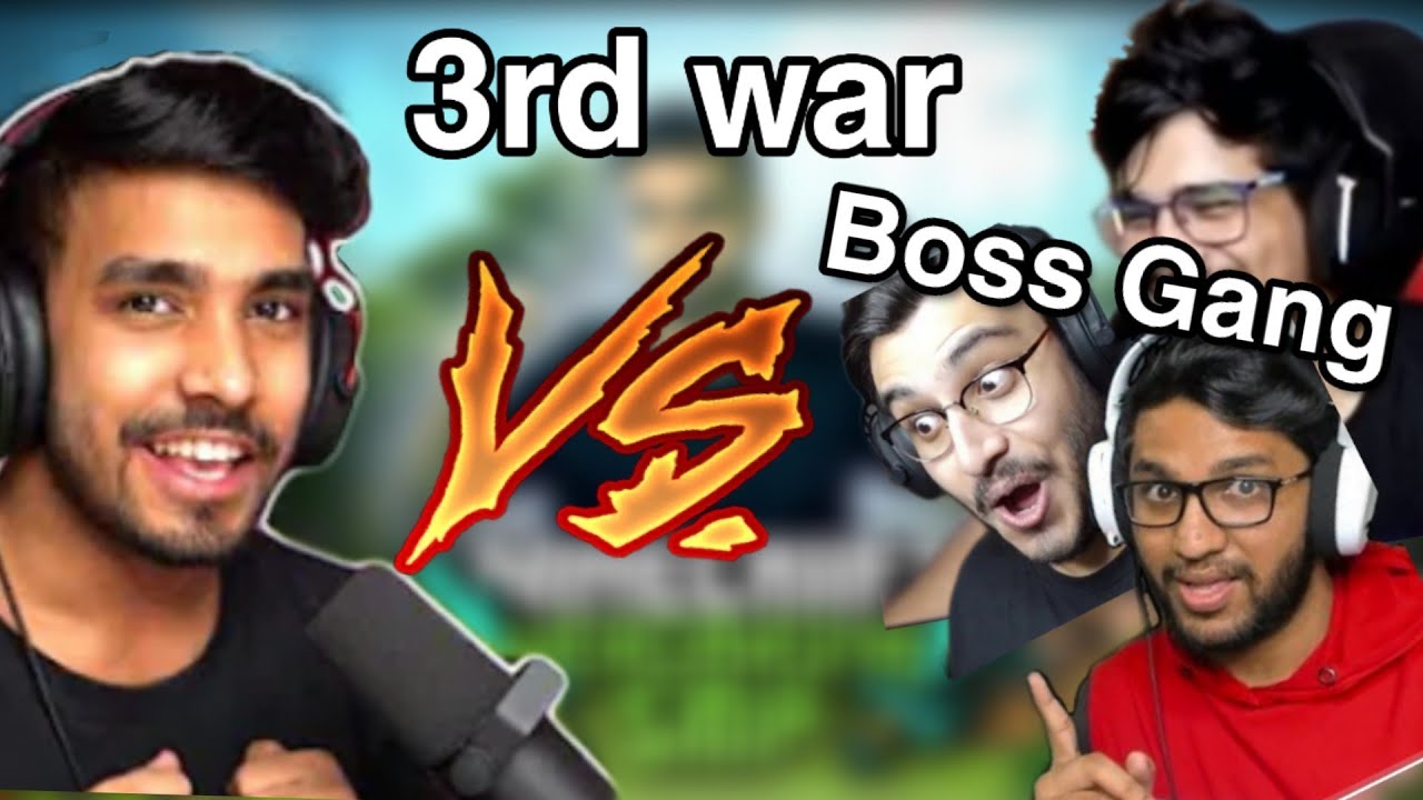Techno Gamerz vs Boss Gang - YouTube