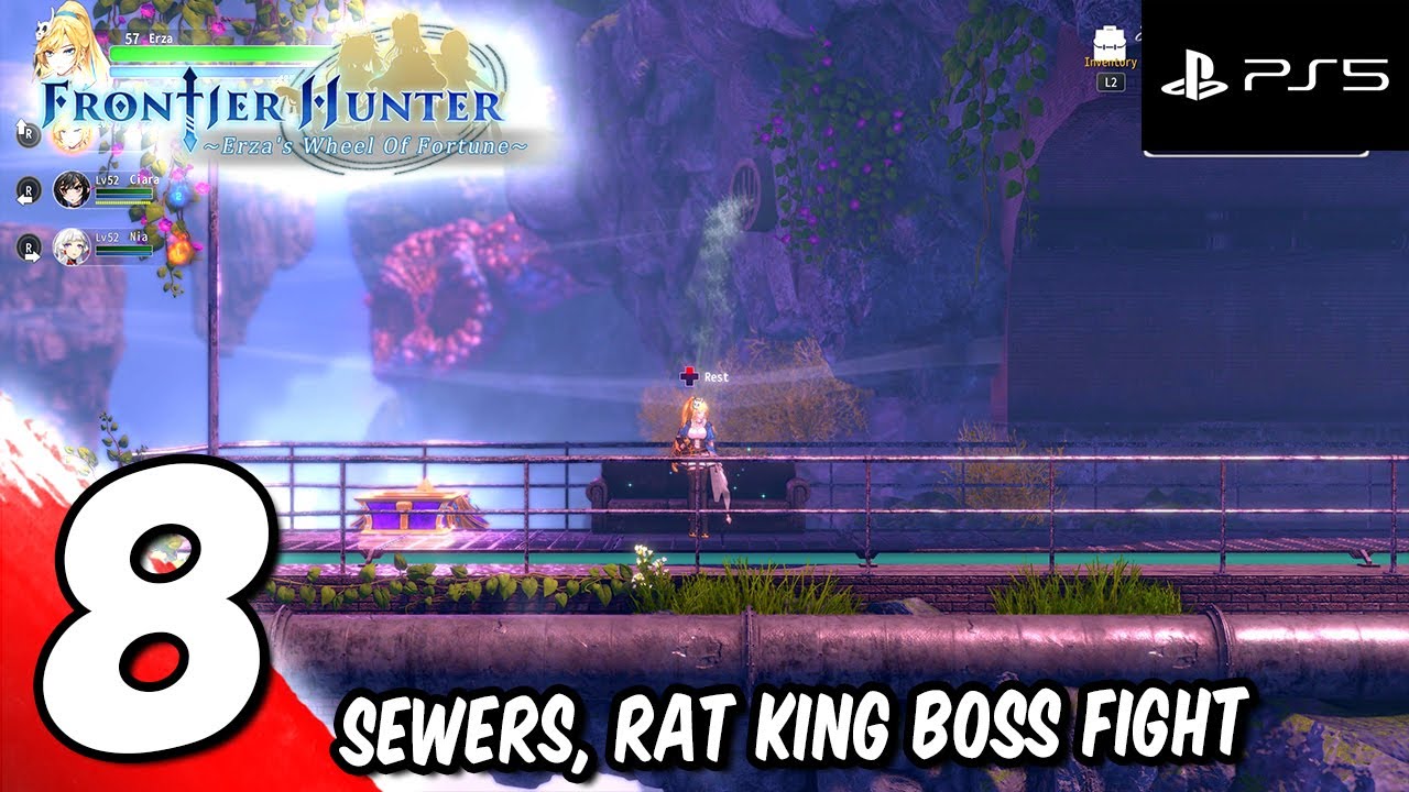 #8 Frontier Hunter Erza's Wheel Of Fortune: Sewers, Rat King Boss Fight ...