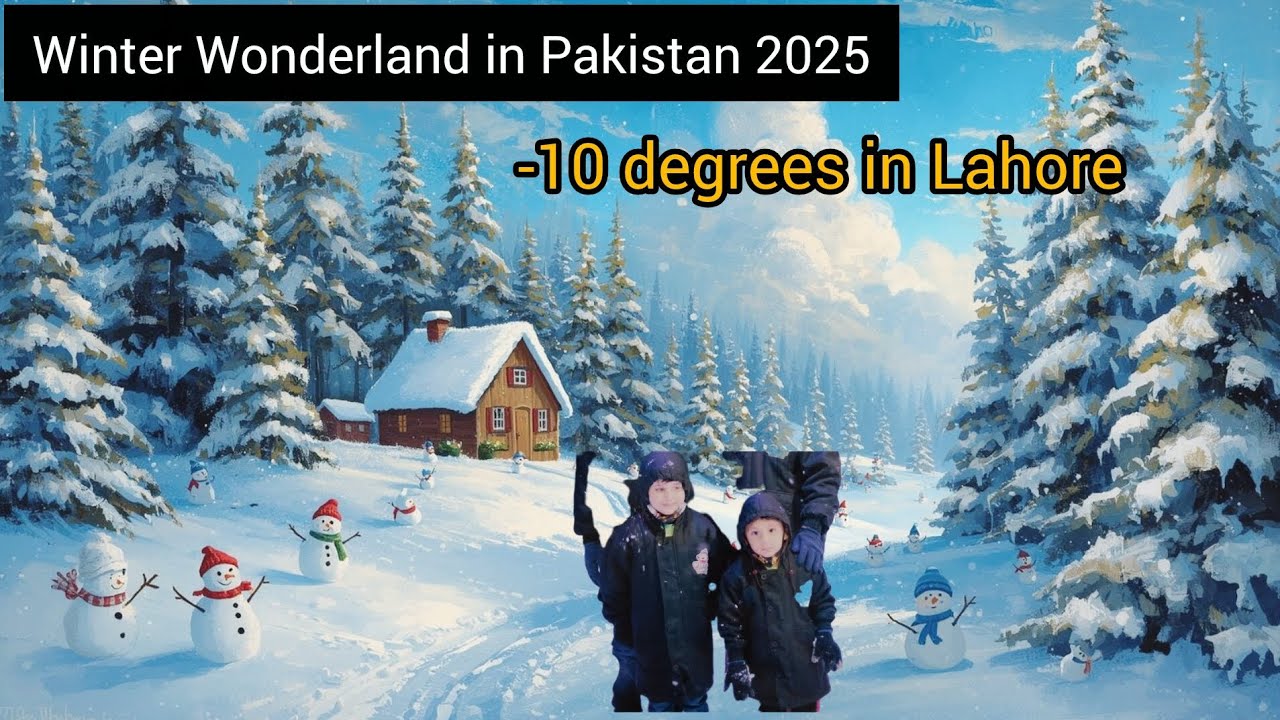 Winterland Lahore Vlog ️ | Snow in Lahore | Family Fun & Ticket Prices ...
