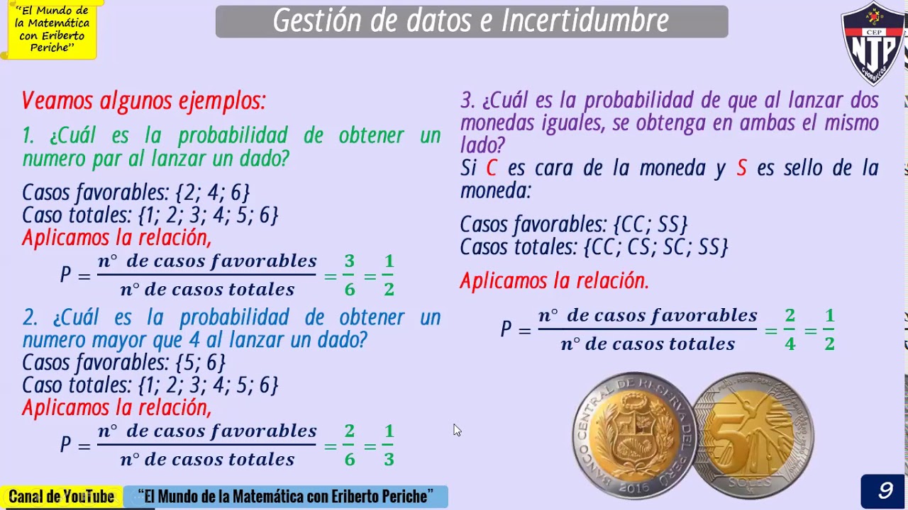 GESTION DE DATOS E INCERTIDUMBRE PARA 6TO GRADO DE PRIMARIA - YouTube