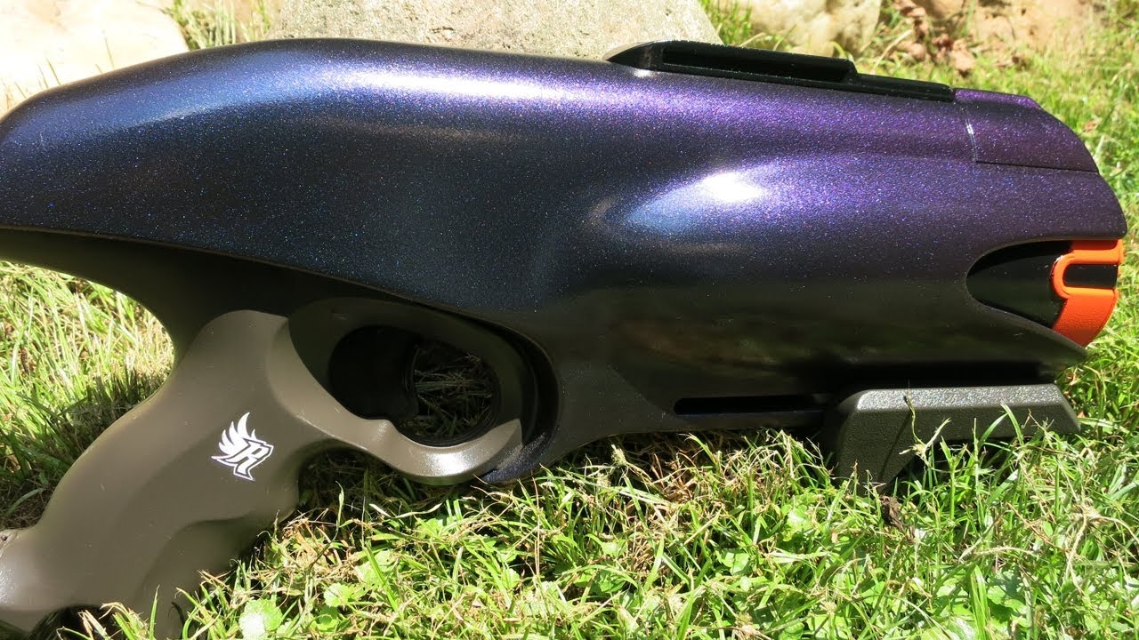 'Color Changing' Nerf Guardian Crossbow Paint Job - YouTube