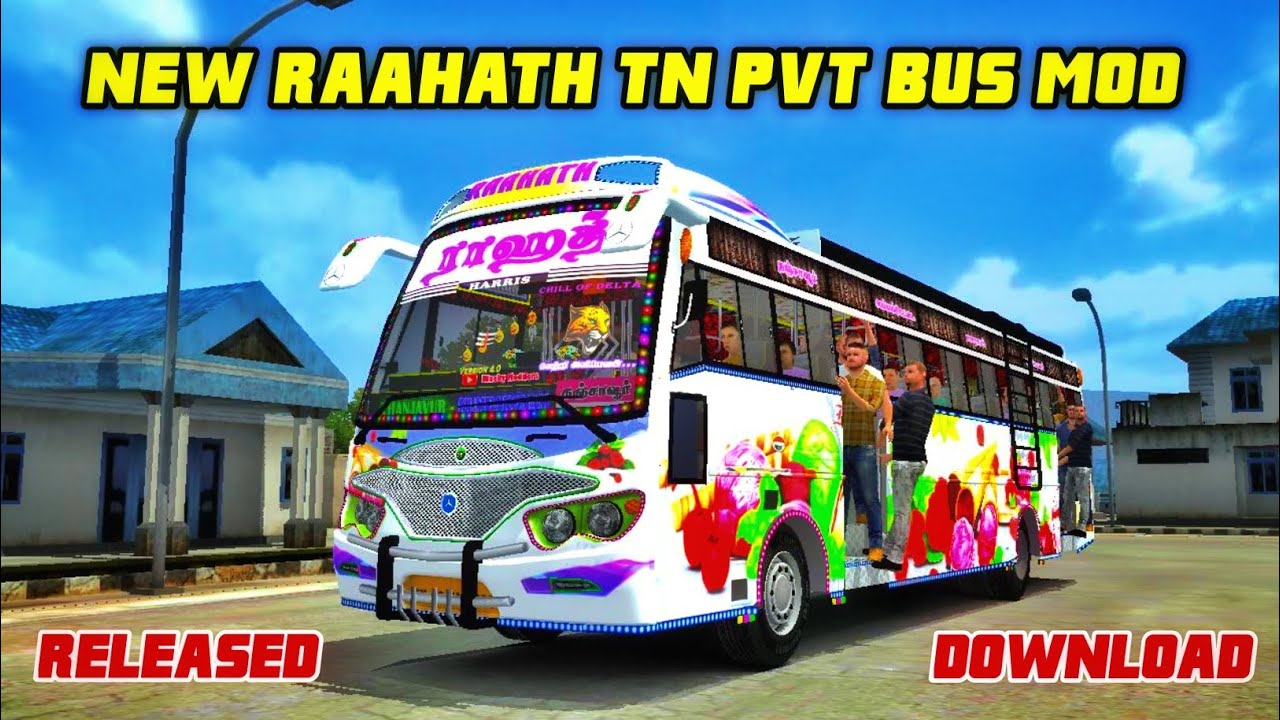 🎀🤩NEW RAAHATH TN PVT BUS MOD RELEASED 🥰 - YouTube